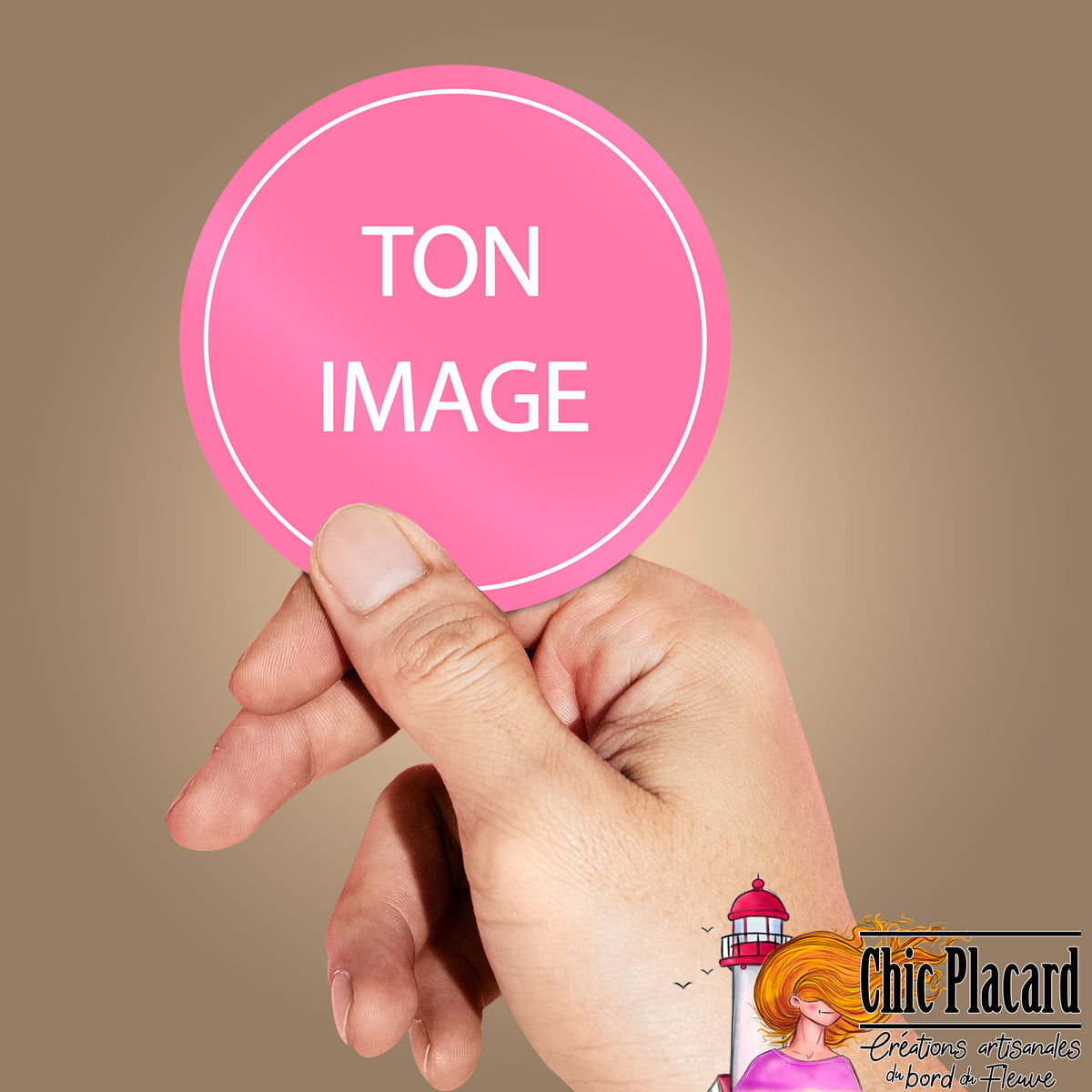 Autocollant personnalisé en vinyle - Formats variés (en boutique ...