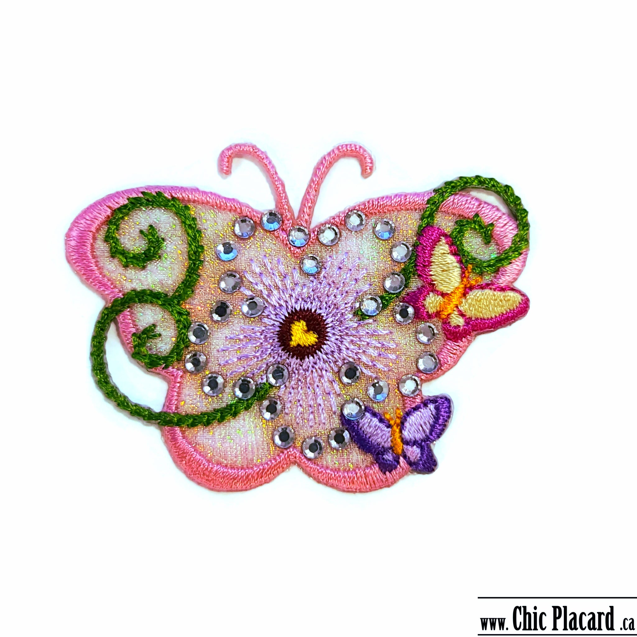 Appliqué brodé - Papillon – Chic Placard